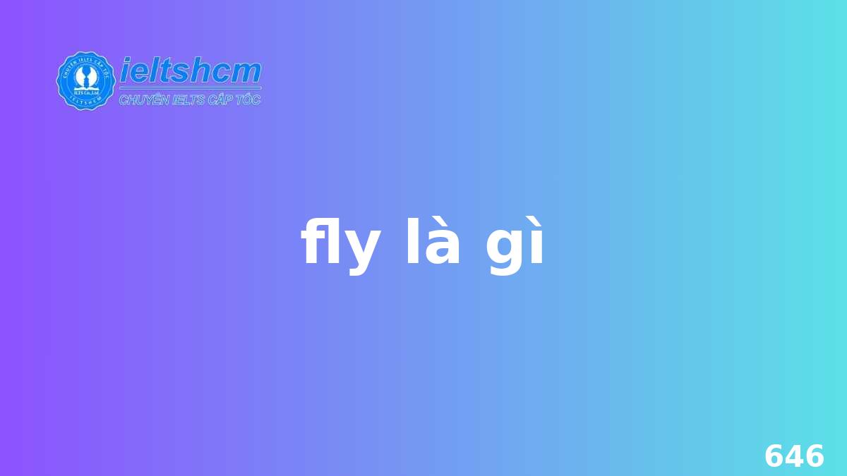 Fly là gì? Khám phá mọi tầng nghĩa của từ "Fly" trong tiếng Anh